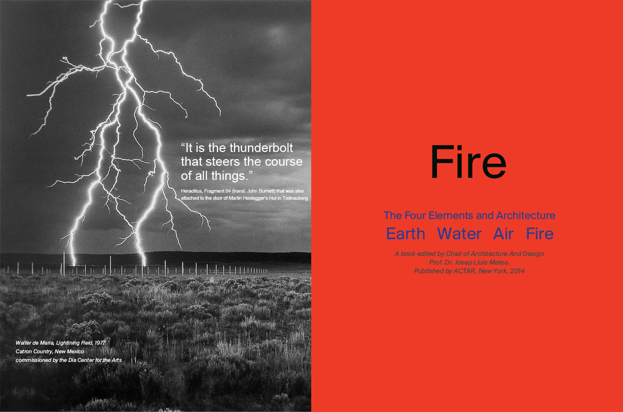 Earth, Water, Air, Fire. The Four Elements and Architecture Today ...